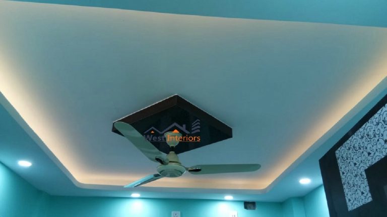 False Ceiling Designs for a Couple's Bedroom - West Interiors
