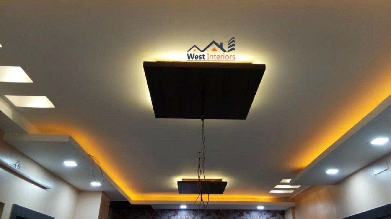 False Ceiling Designs for a Couple's Bedroom - West Interiors